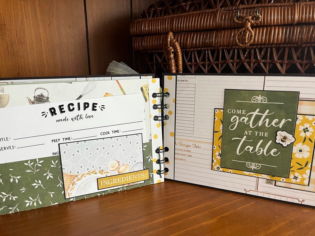 This is the Good Stuff recipe Book Mini Chipboard Album - Etsy