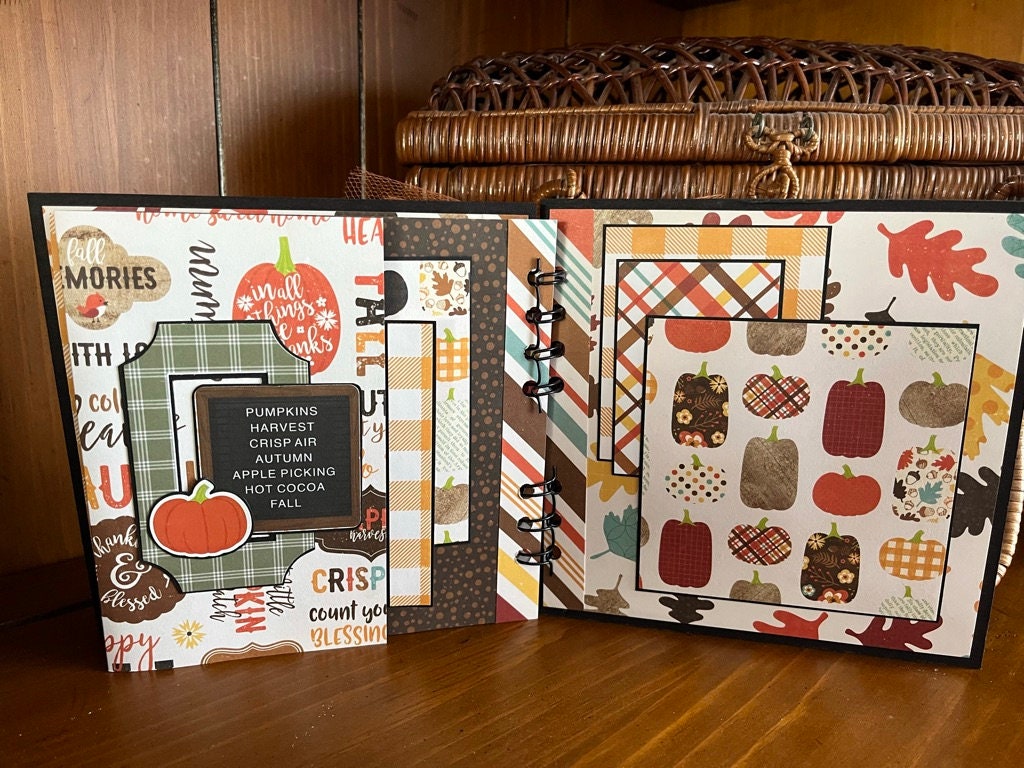Hello Fall my Favorite Season Completed Scrapbook Album - Etsy