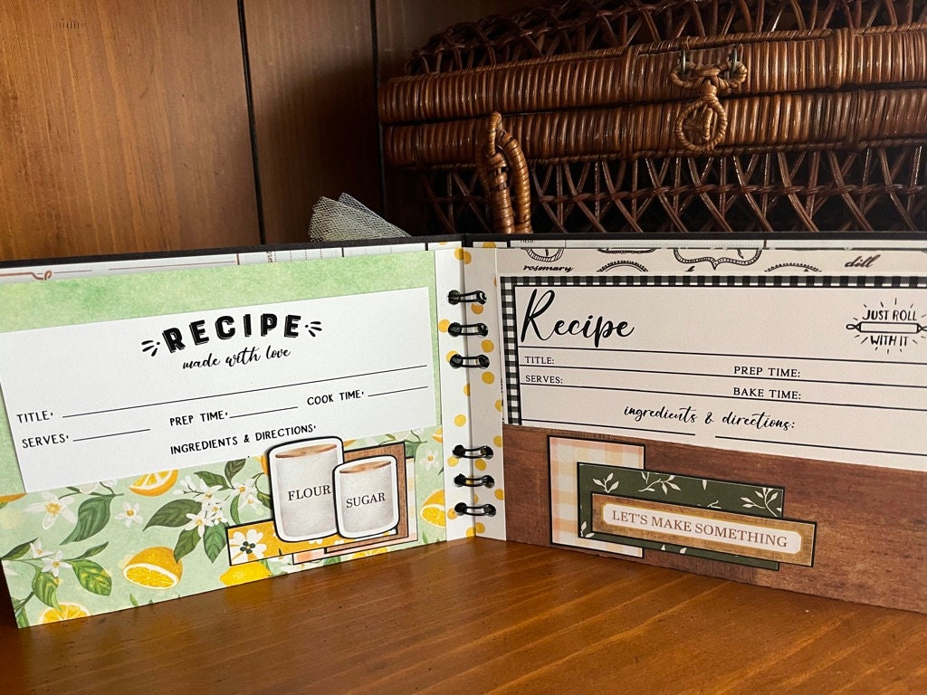 This is the Good Stuff recipe Book Mini Chipboard Album - Etsy