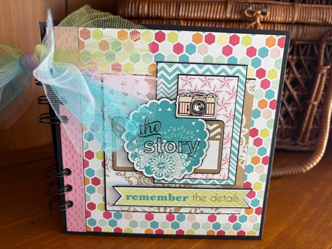 Remember the Details - Mini Chipboard Album - Etsy