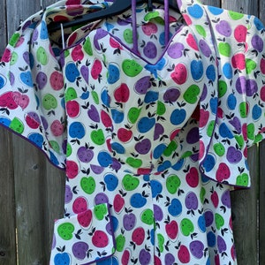Vintage 1950s Strapless Dress Set: Apple Print Cotton Bolero - Etsy