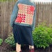 Upcycled Vintage Denim Jacket With Vintage Quilt Block Patches - Etsy