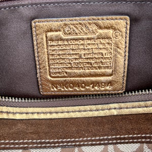 Vintage Coach Bag Number K0401494bronzed Satchel - Etsy