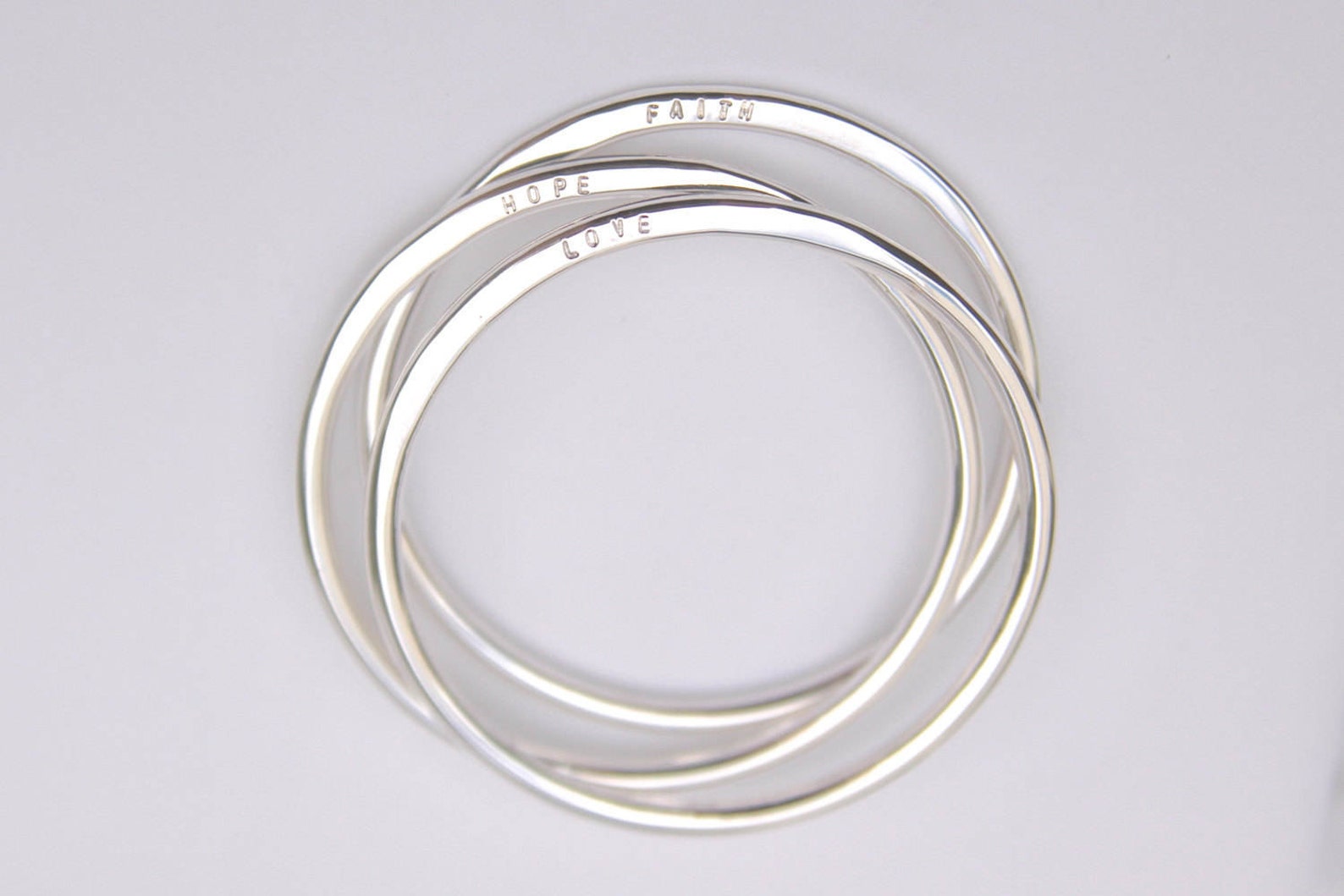 Personalized Bangle Hand Stamped Jewelry Sterling Silver - Etsy