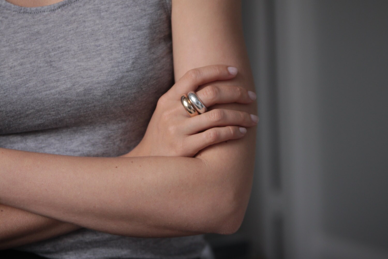 POWER RING Wide Solid Sterling Silver Statement Jewelry - Etsy