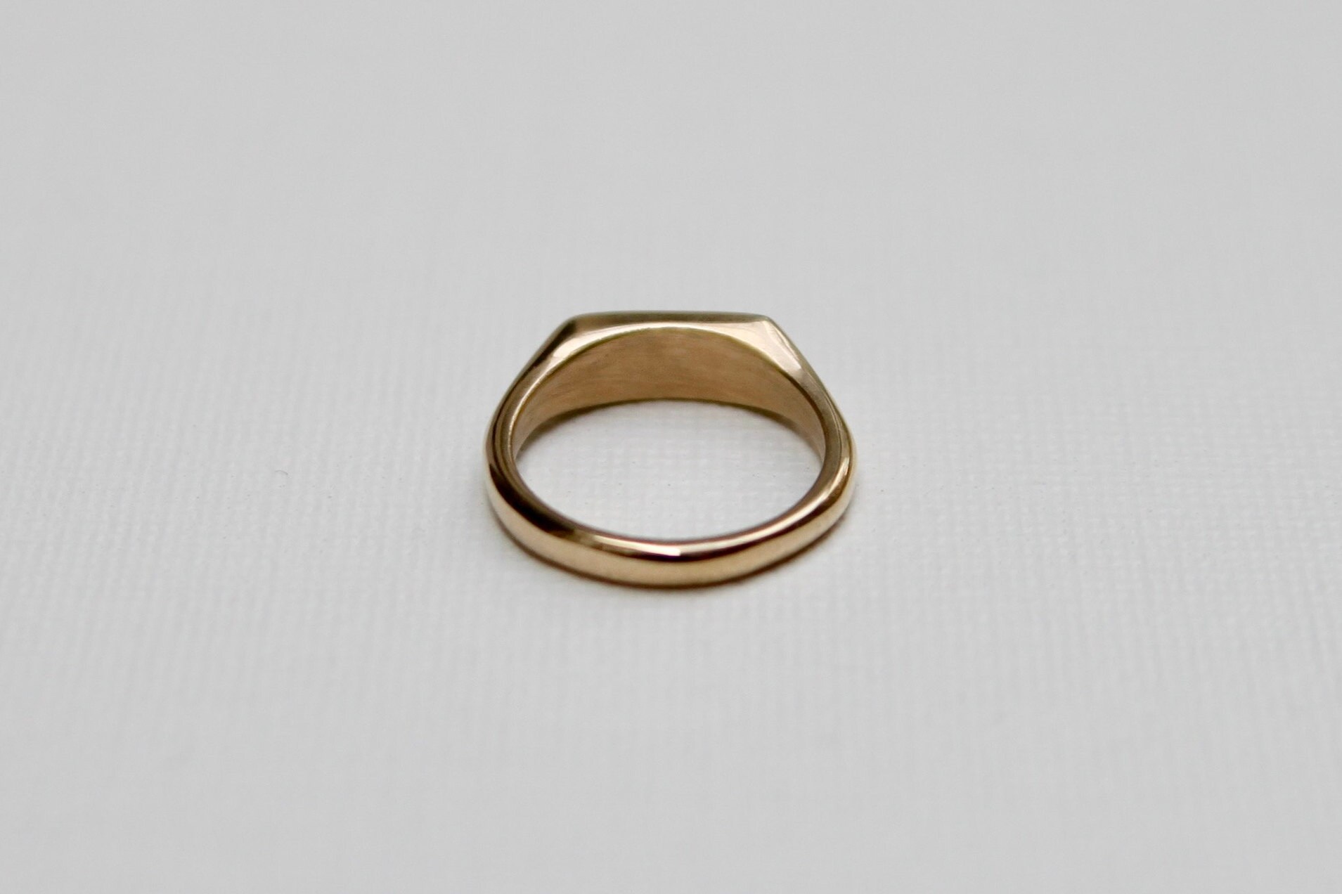 Gold Signet Ring | Etsy