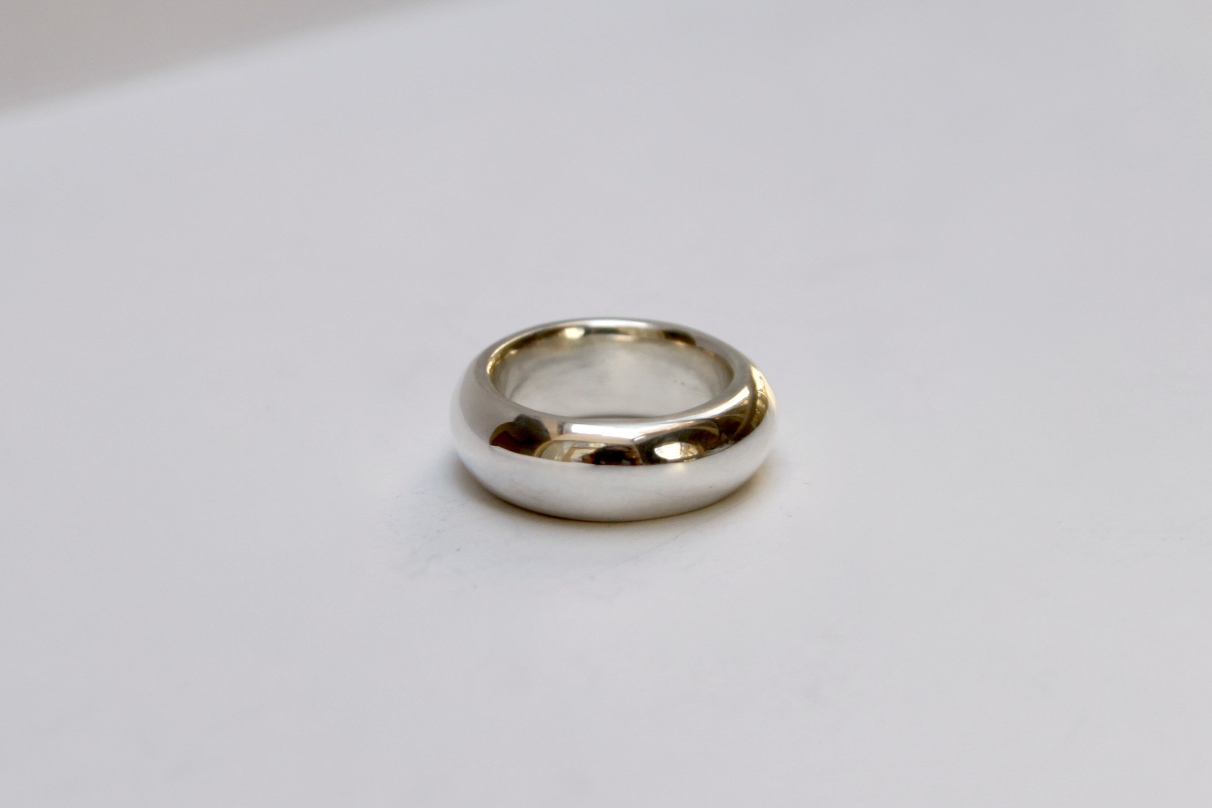 POWER RING Wide Solid Sterling Silver Statement Jewelry - Etsy