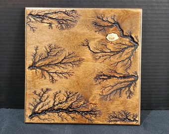 Lightning Struck Wood | Etsy