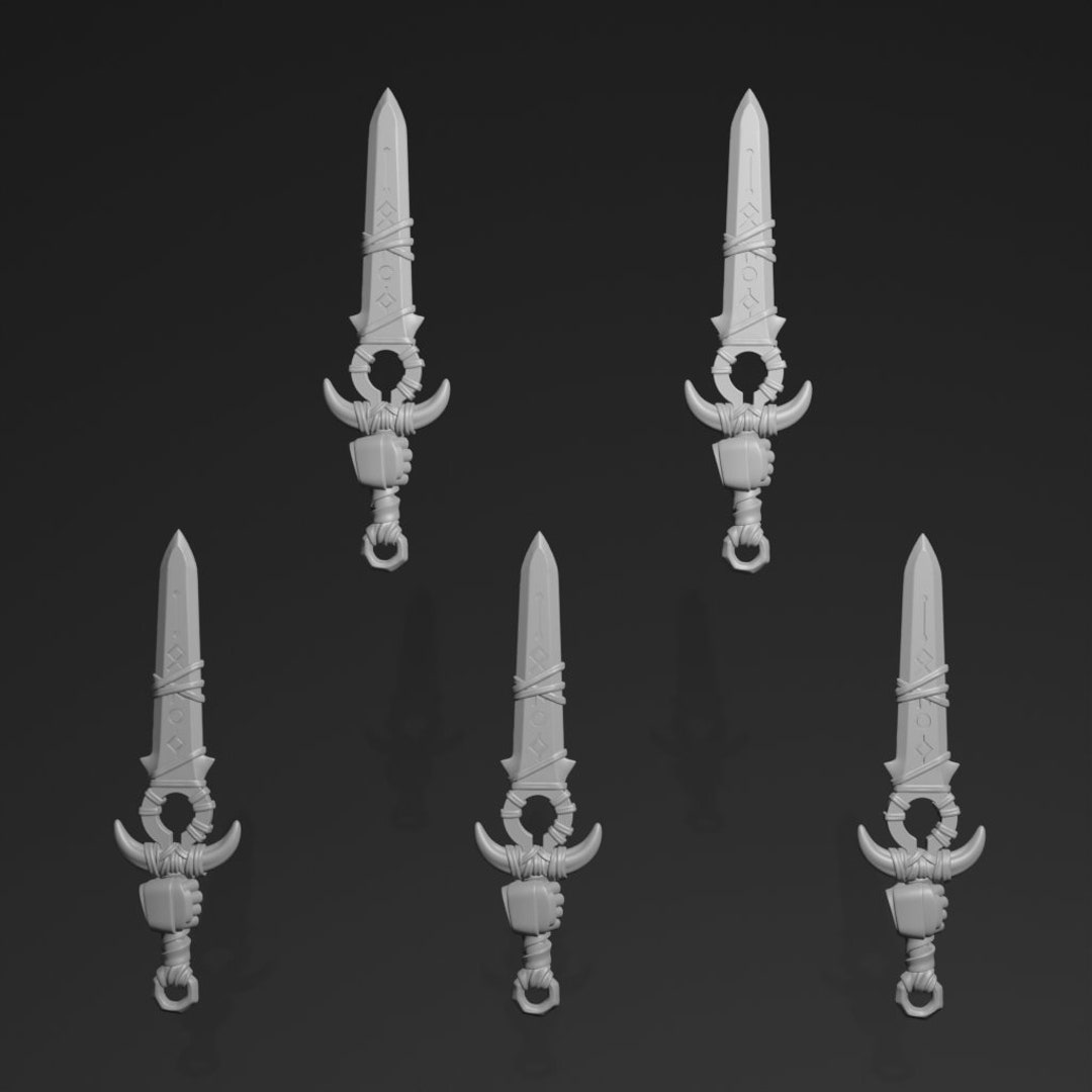 Power Sword A right X 5 Greytide Studio's Primal - Etsy