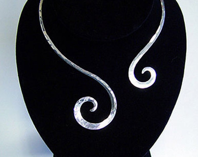 Sterling Silver, Hand Forged, Collar, Choker, Made in USA - Etsy
