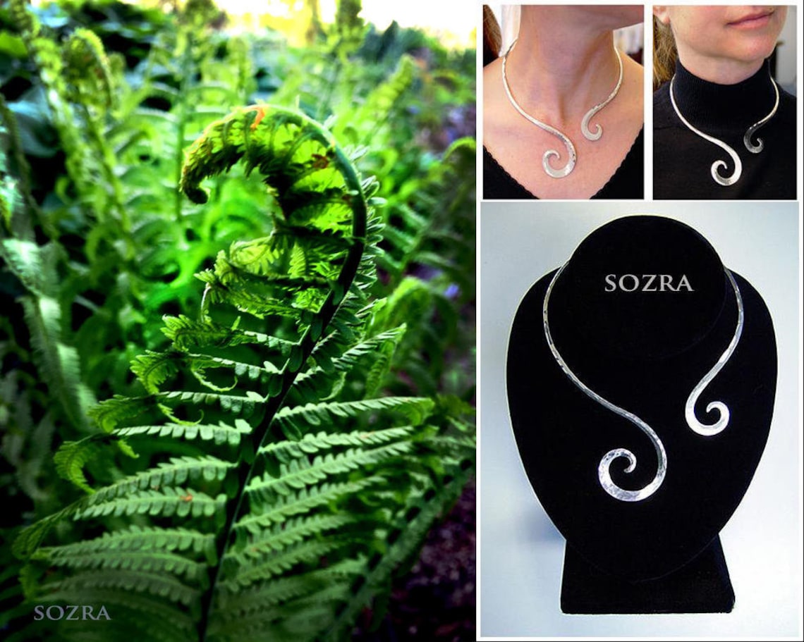 Sterling Silver, Hand Forged, Collar, Choker, Made in USA - Etsy