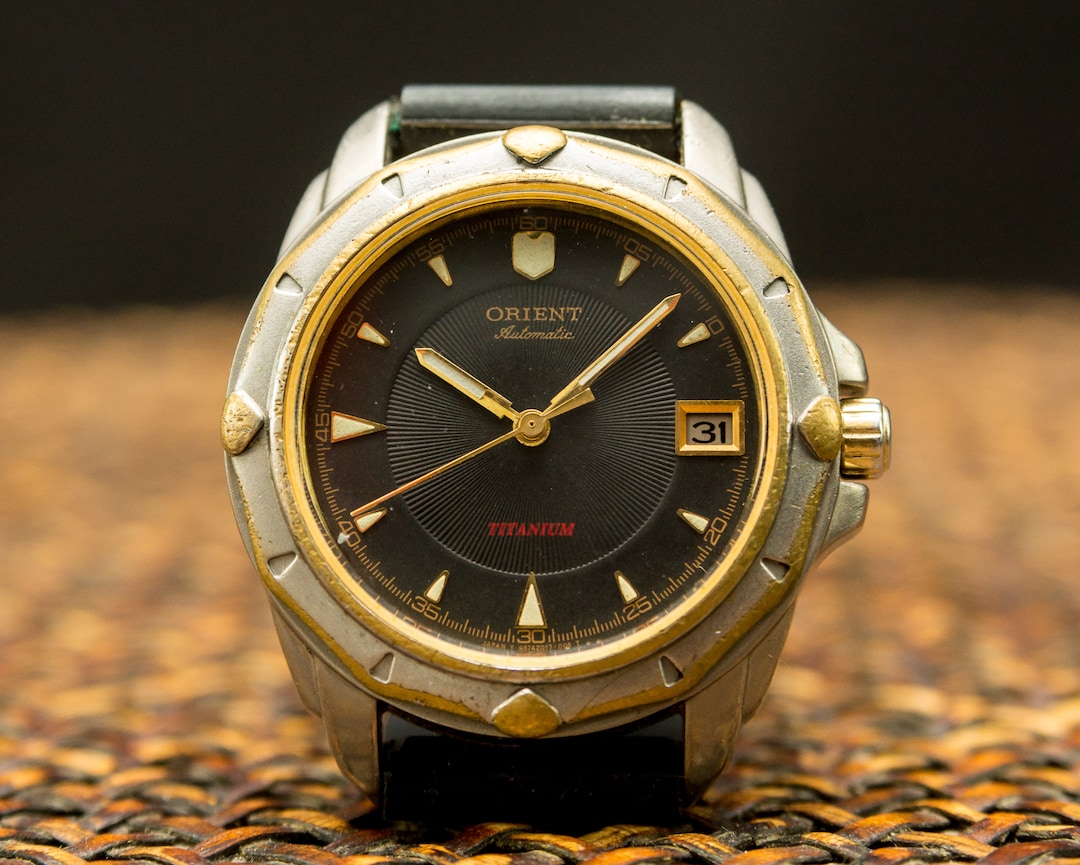 Vintage Orient Titanium Diver Watch: 1970s Mechanical Mens Watch - Etsy