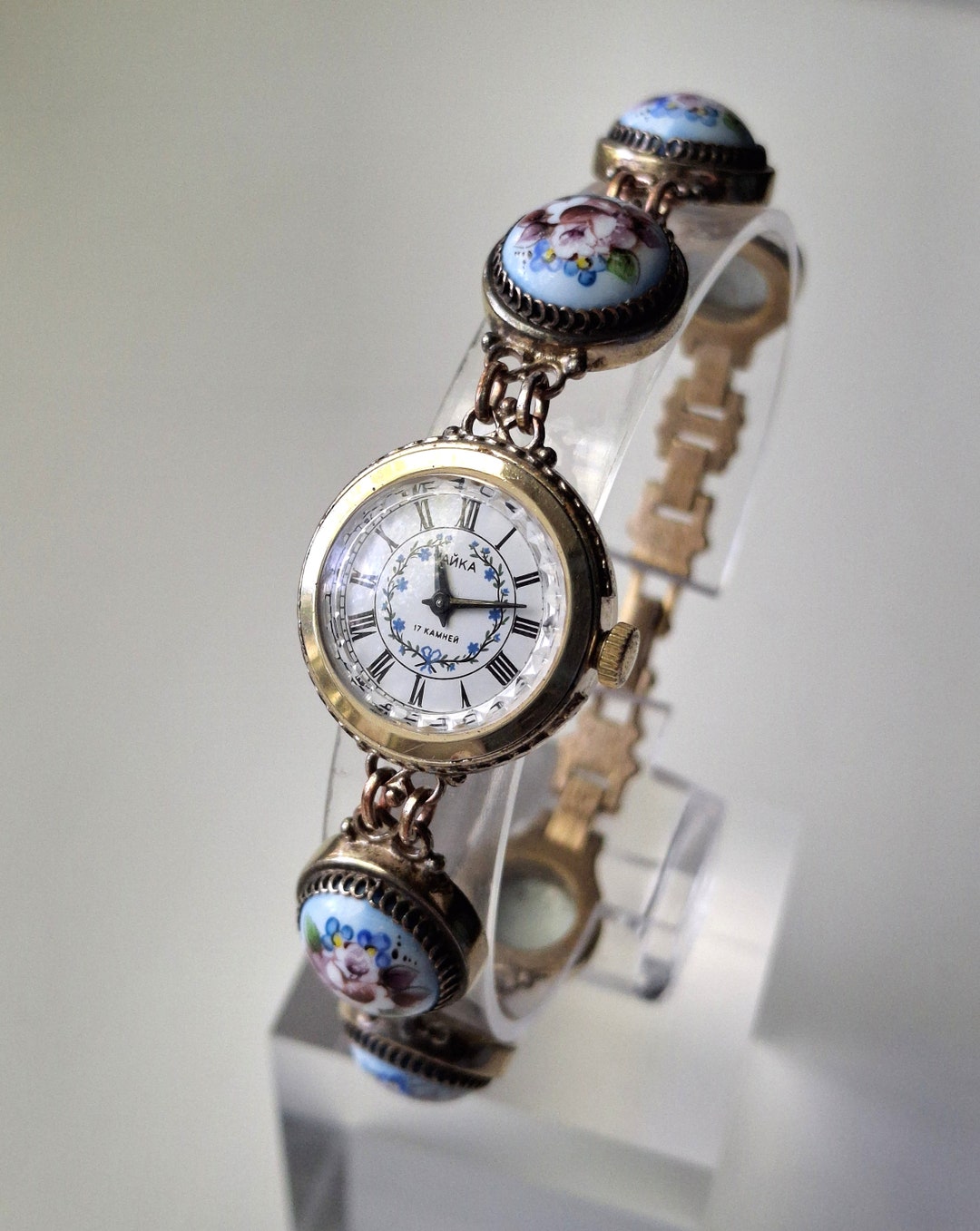 Soviet Watch chaika With Enamel Bracelet, Vintage Watch ,ukraine Watch ...