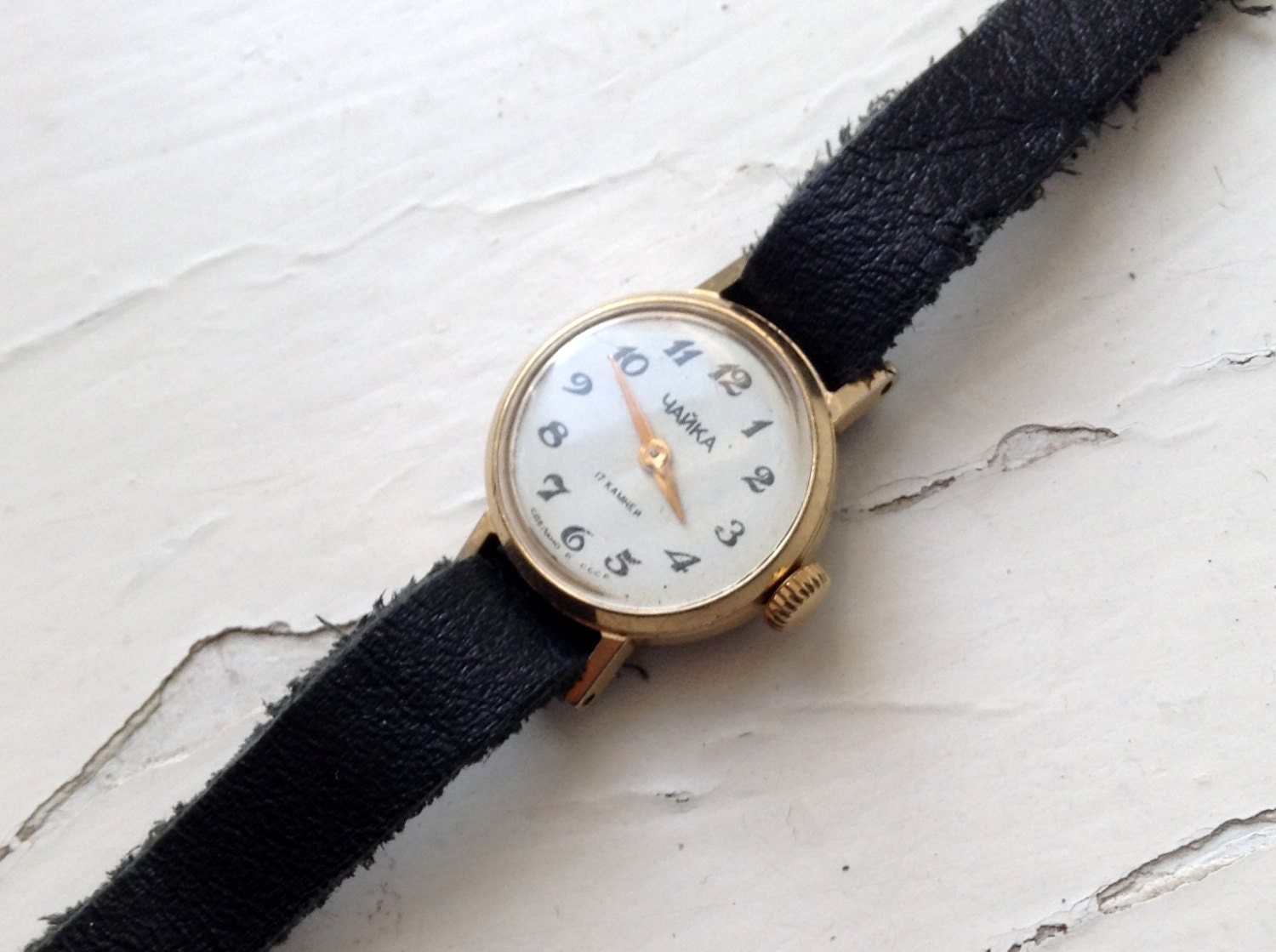 Soviet watch Gold plated watch Russian watch | Etsy
