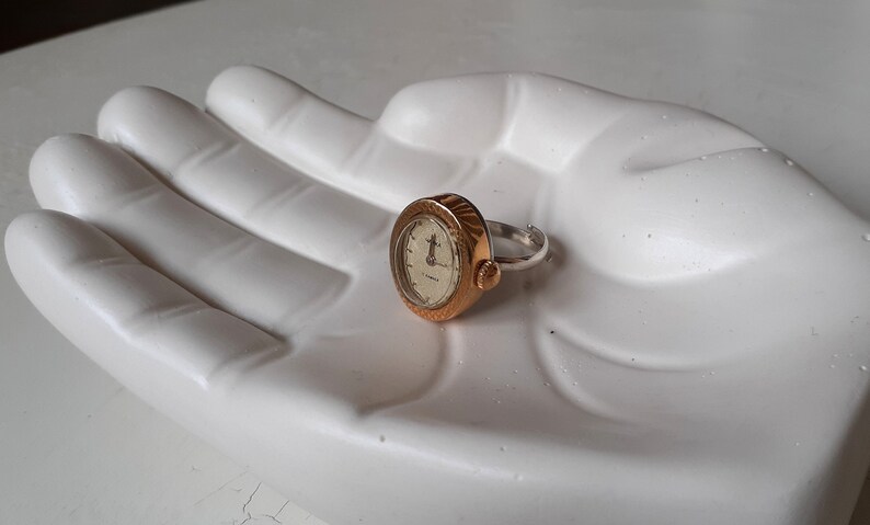 Watch Ring chaika Vintage Ring Watch - Etsy