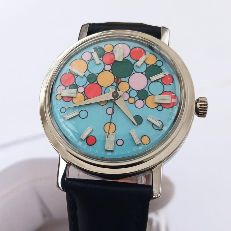 Vintage Bubble Watch - Etsy