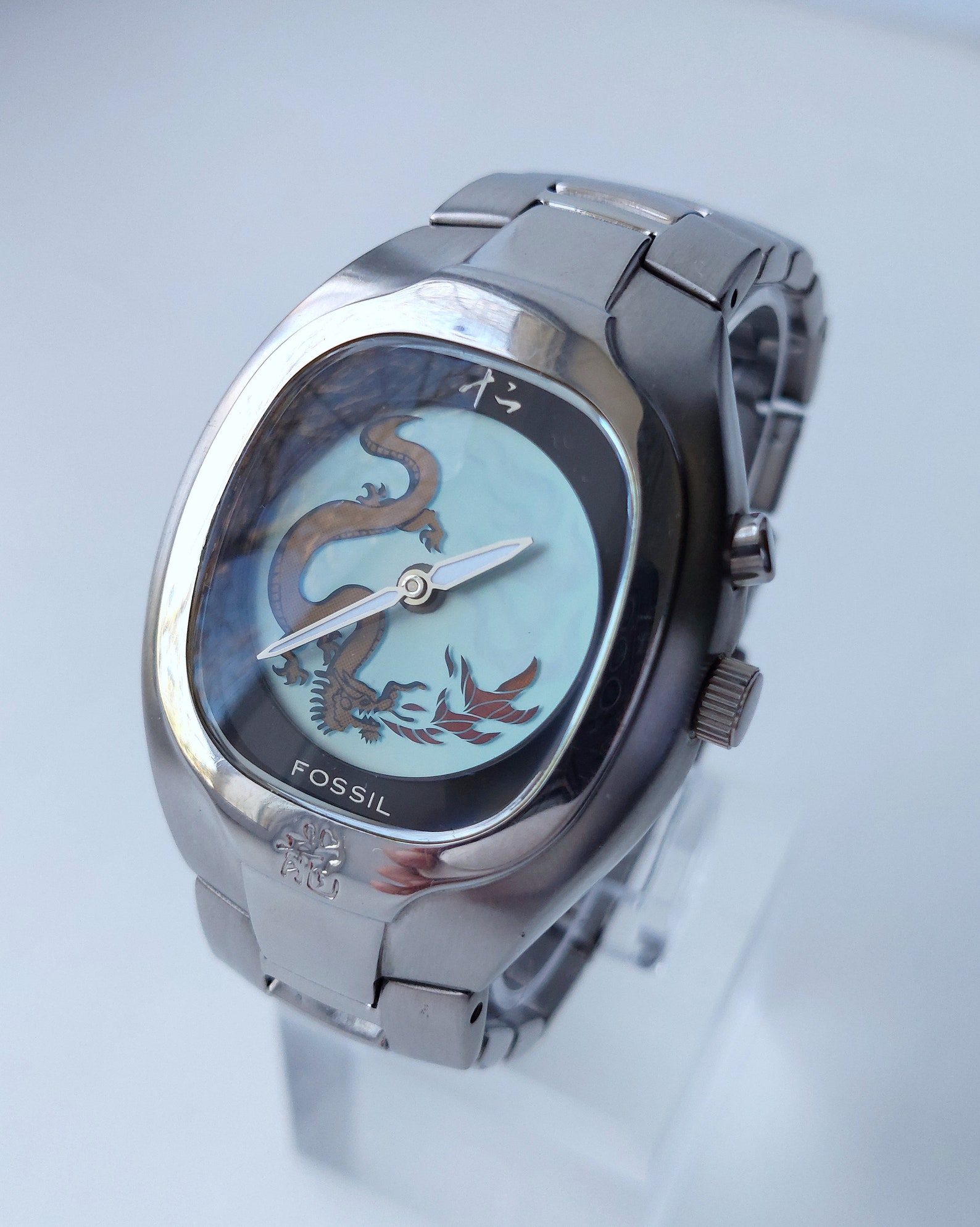 Vintage Fossil Big Tic Dragon Watch: Animated Quartz Wristwatch - Etsy