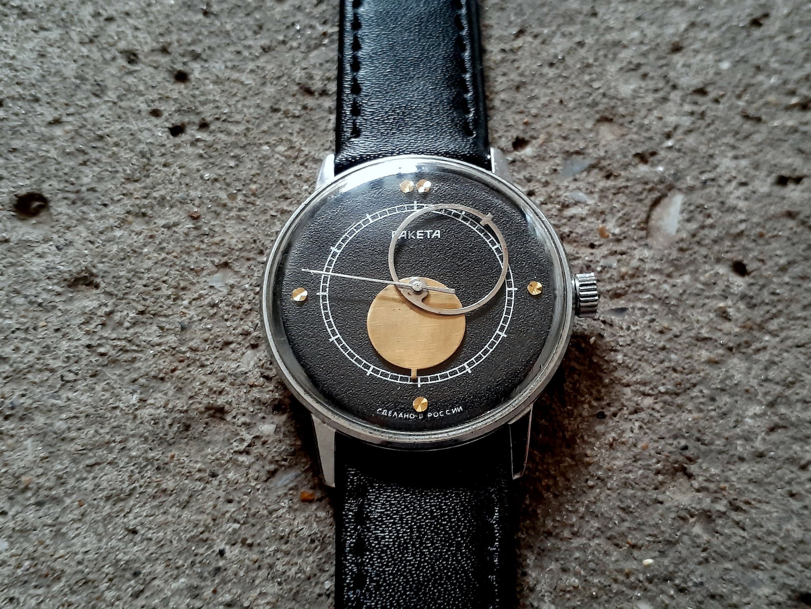 Soviet Watch - "copernicus" - Moon Sun Watch - Etsy