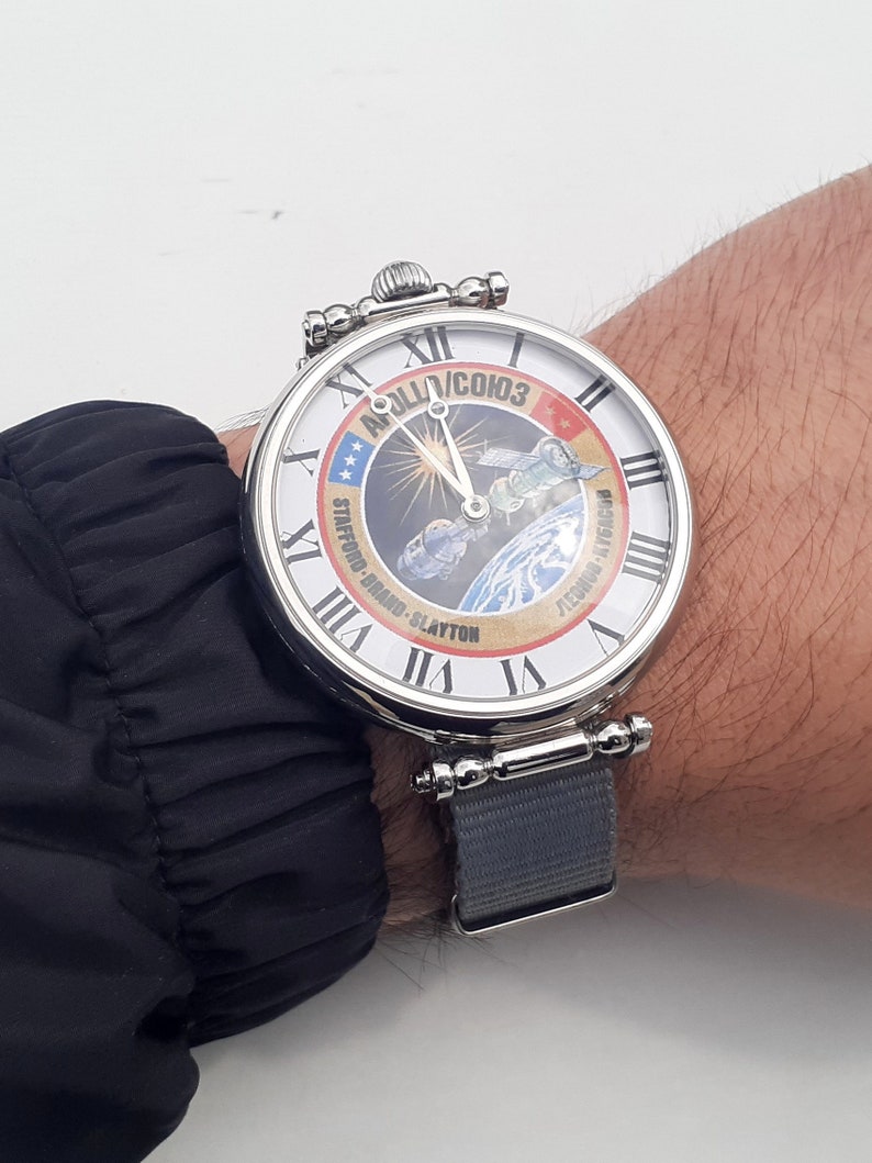 Soviet Watch molnijawith Dial Soyuz-apollo - Etsy