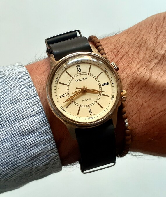 Rare watch "Poljot", Soviet watch, Signal watch, Alar… - Gem