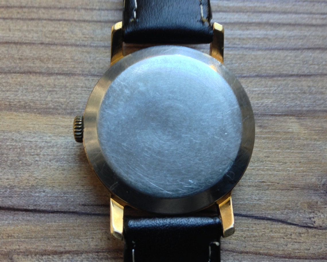 Vintage Pobeda Watch: Gold Plated Mechanical Men's Watch, USSR Made - Etsy