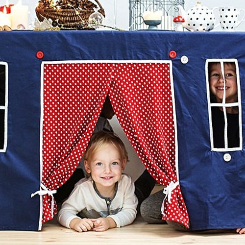 Tablecloth Playhouse Play Tent Party Tablecloth Playhouse - Etsy