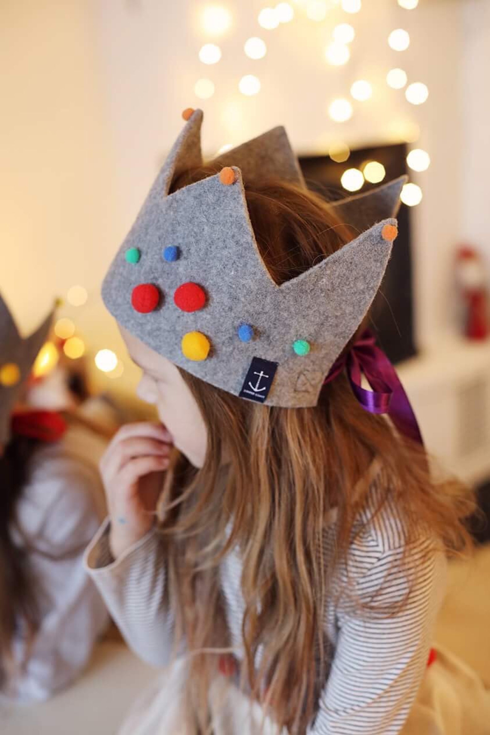 Grey Felt Kids Crown Baby Dress up Crown Birthday Crown - Etsy