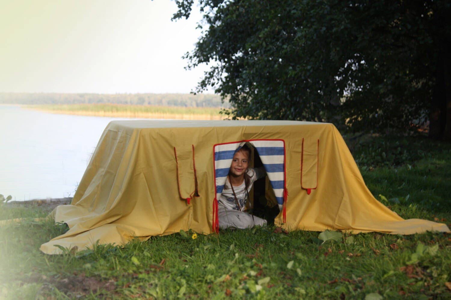 Tablecloth Playhouse, Play Tent, Party Tablecloth, Playhouse, Outdoor ...