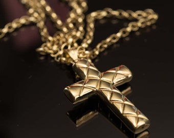 Solid Gold Cross - Etsy