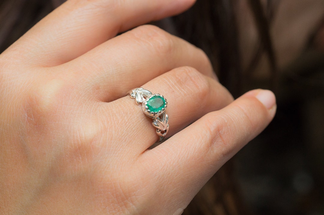 Smaragd Ring Kolumbianischer Smaragd Ring Gold Smaragd Ring - Etsy.de