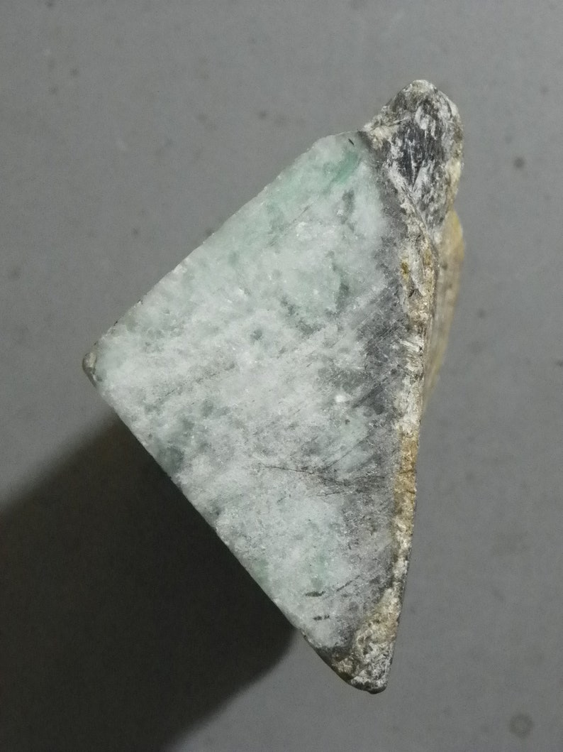 815 Grams Burmese Jade Jadeite 55x55x100 Polished Specimen Cab Rough ...