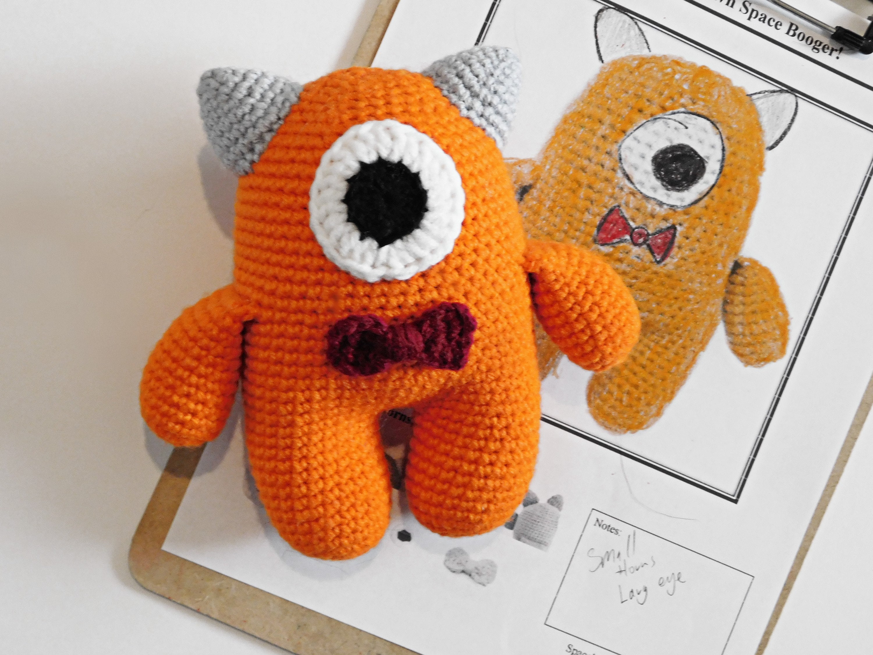 Crochet Pattern Space Boogers, Customizable Monster Aliens With a ...