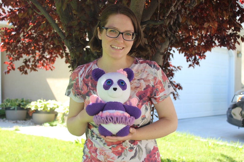 Crochet Pattern Ella the Panda Fairy Ballerina, Girly Amigurumi, Cute ...