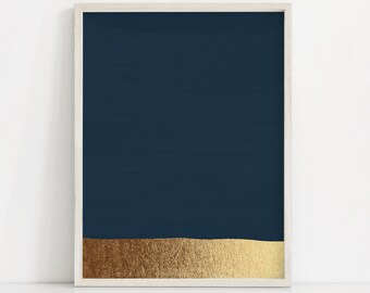 Navy wall art | Etsy