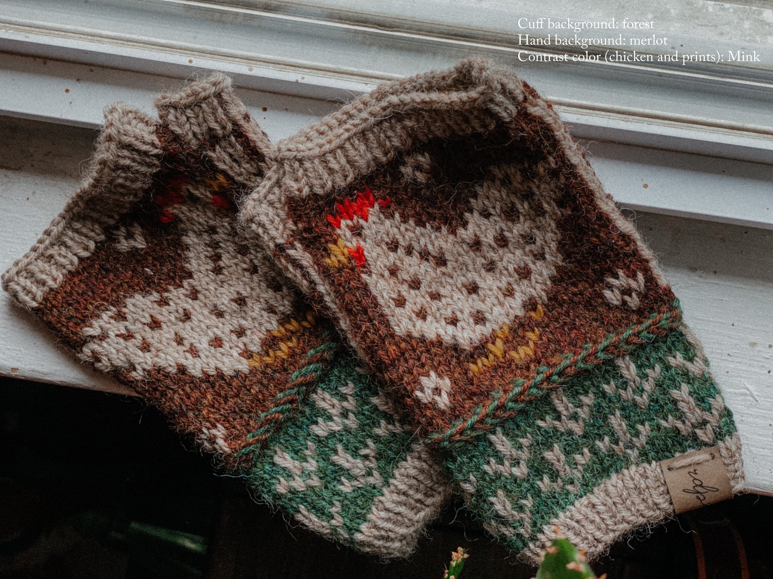 KNITTING PATTERN | Matilda Mitts | Fingerless Mitten | Chicken Mittens ...