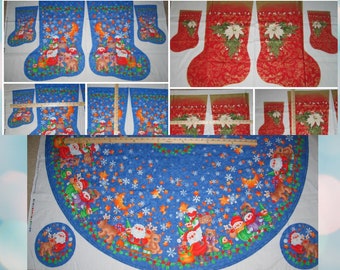 Christmas Fabric Panels - Etsy