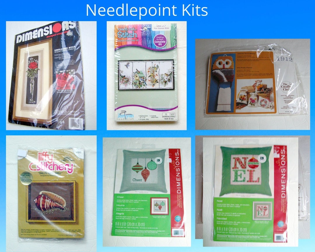 Dimensions Needlepoint Cross Stitch Crewel Kits and Janlynn Cross ...