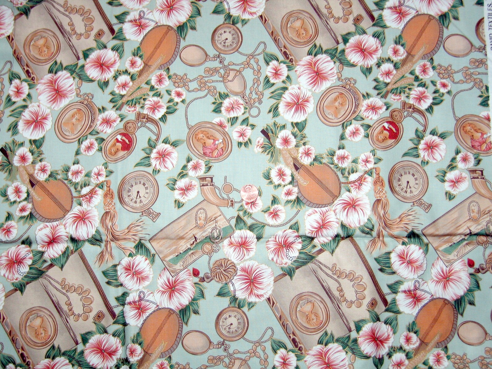 Daisy Kingdom Family Memories Picture Quilt, Pink Floral Fabric ...