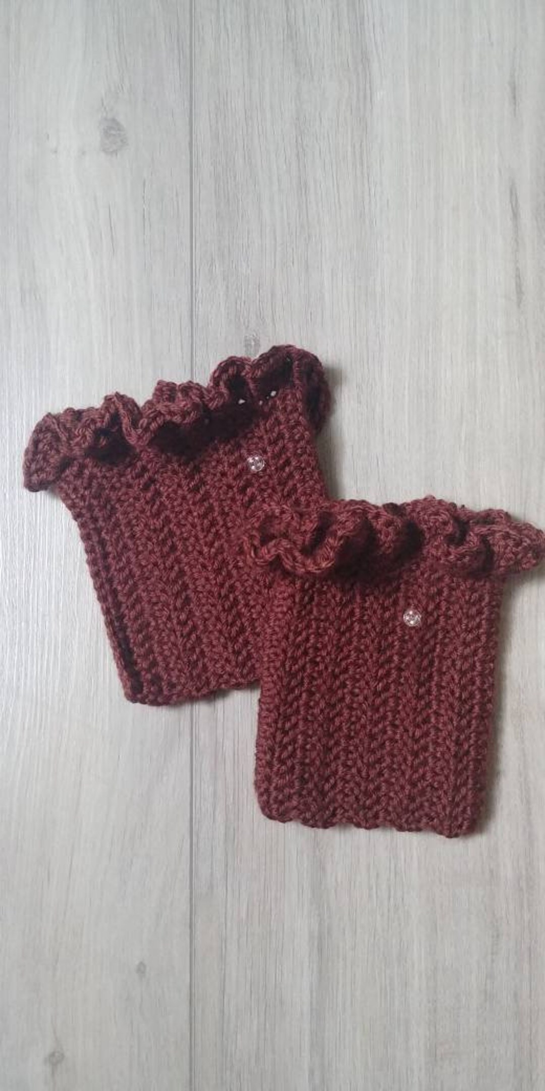 Little Girl's Ruffled Boot Cuffs; Cute Boot Toppers; Frilly Leg Warmers ...