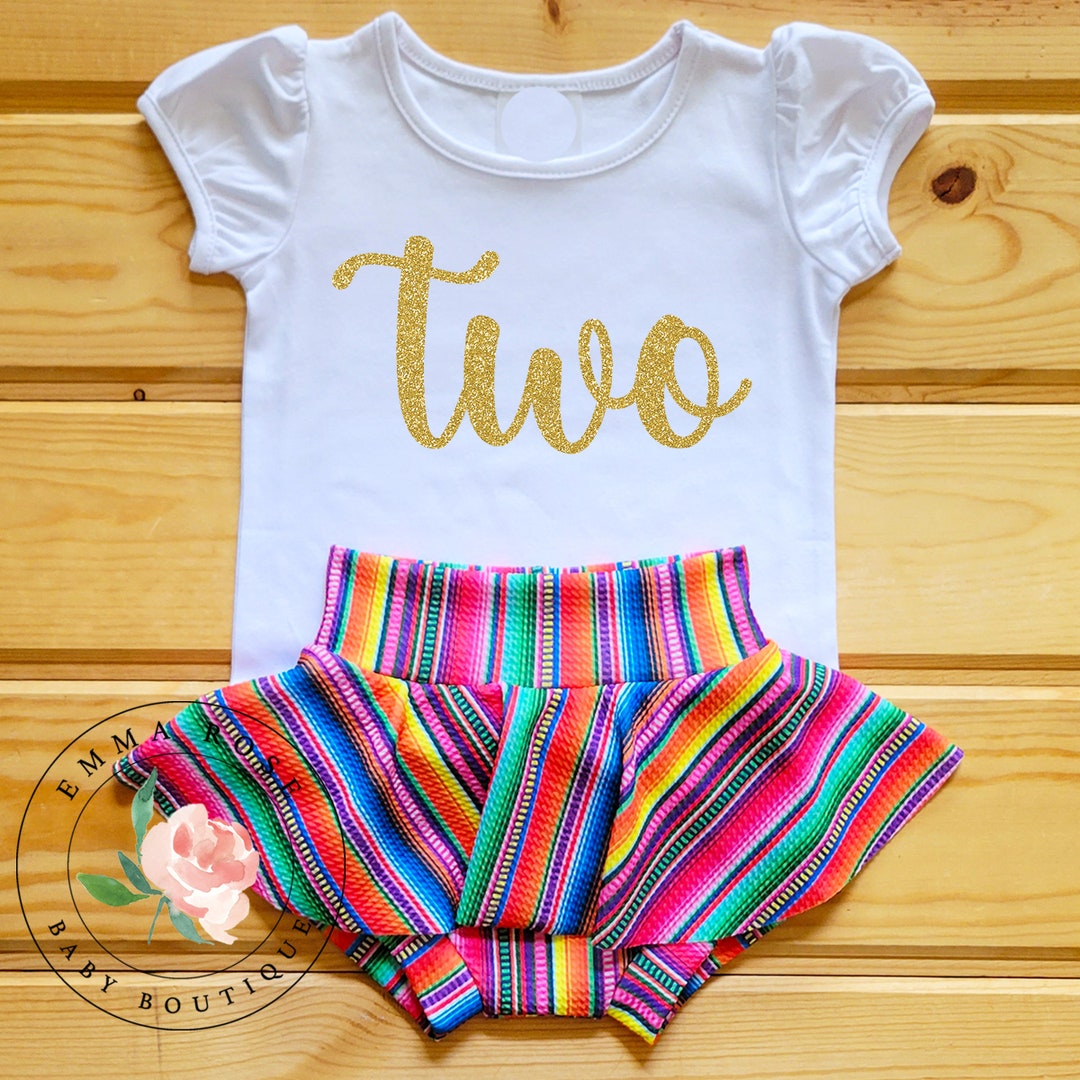 Mexican Fiesta 2nd Birthday Outfit Girl, Fiesta Birthday Outfit Girl ...