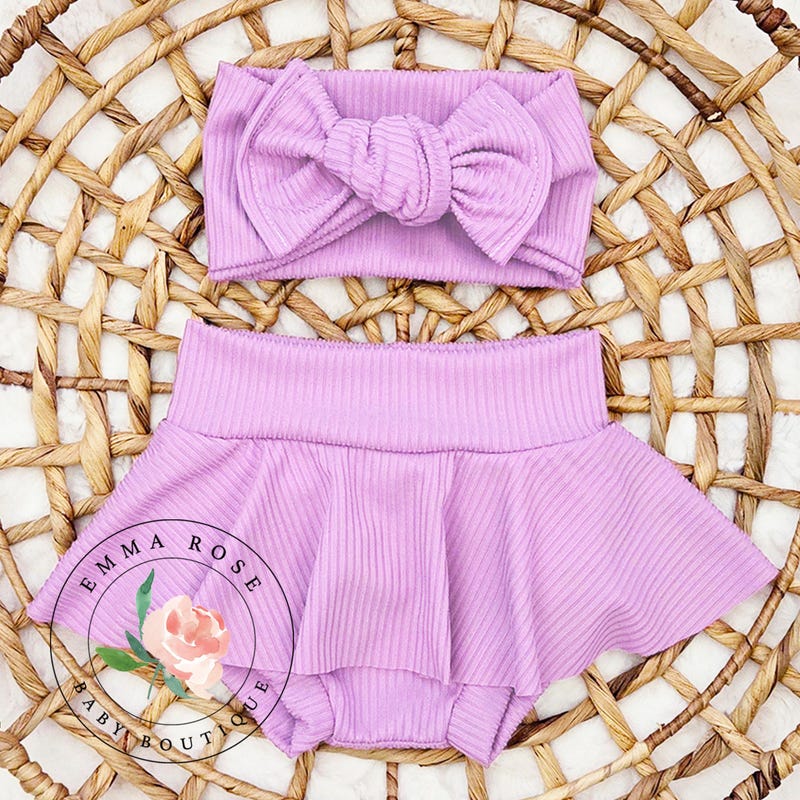 Lavender Baby Girl Skirt - Etsy