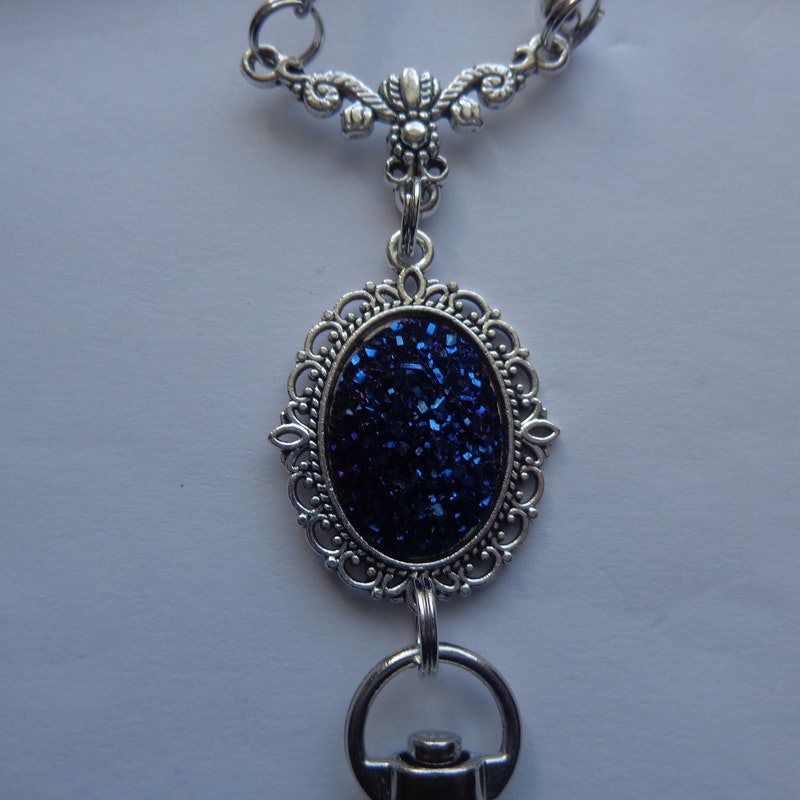 Blue Crystal Chain - Etsy