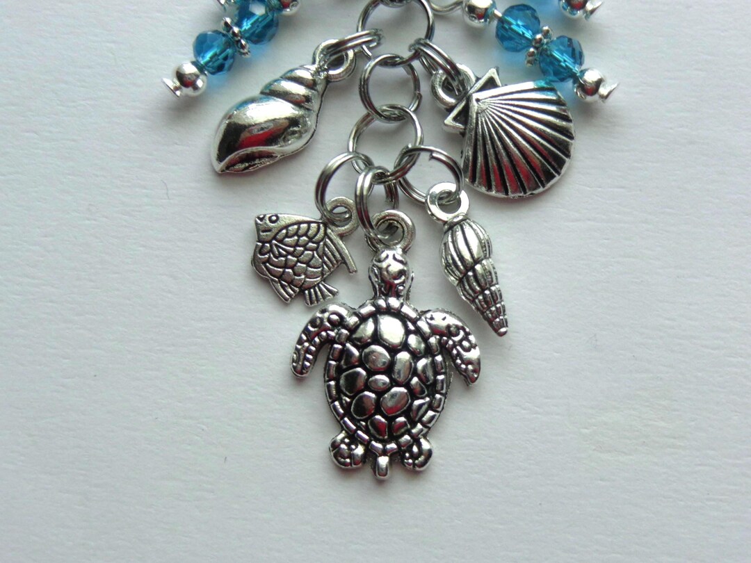 Sea Turtle, Nautical, Seashells, Starfish, Sand Dollar, Key Chain ...