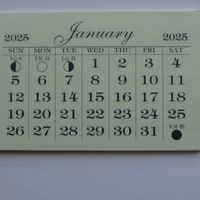 Mini Calendar - Etsy