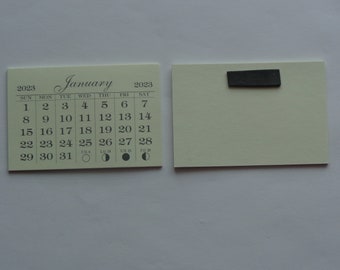 Tear off Magnetic Calendar - Etsy