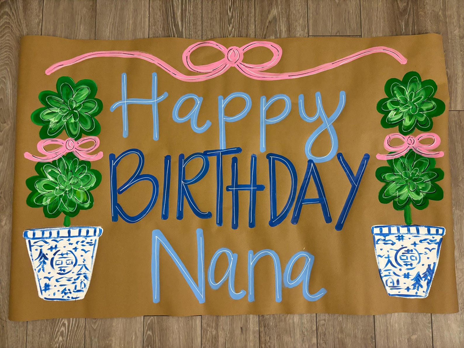 Hand Painted Party Sign/banner - Etsy