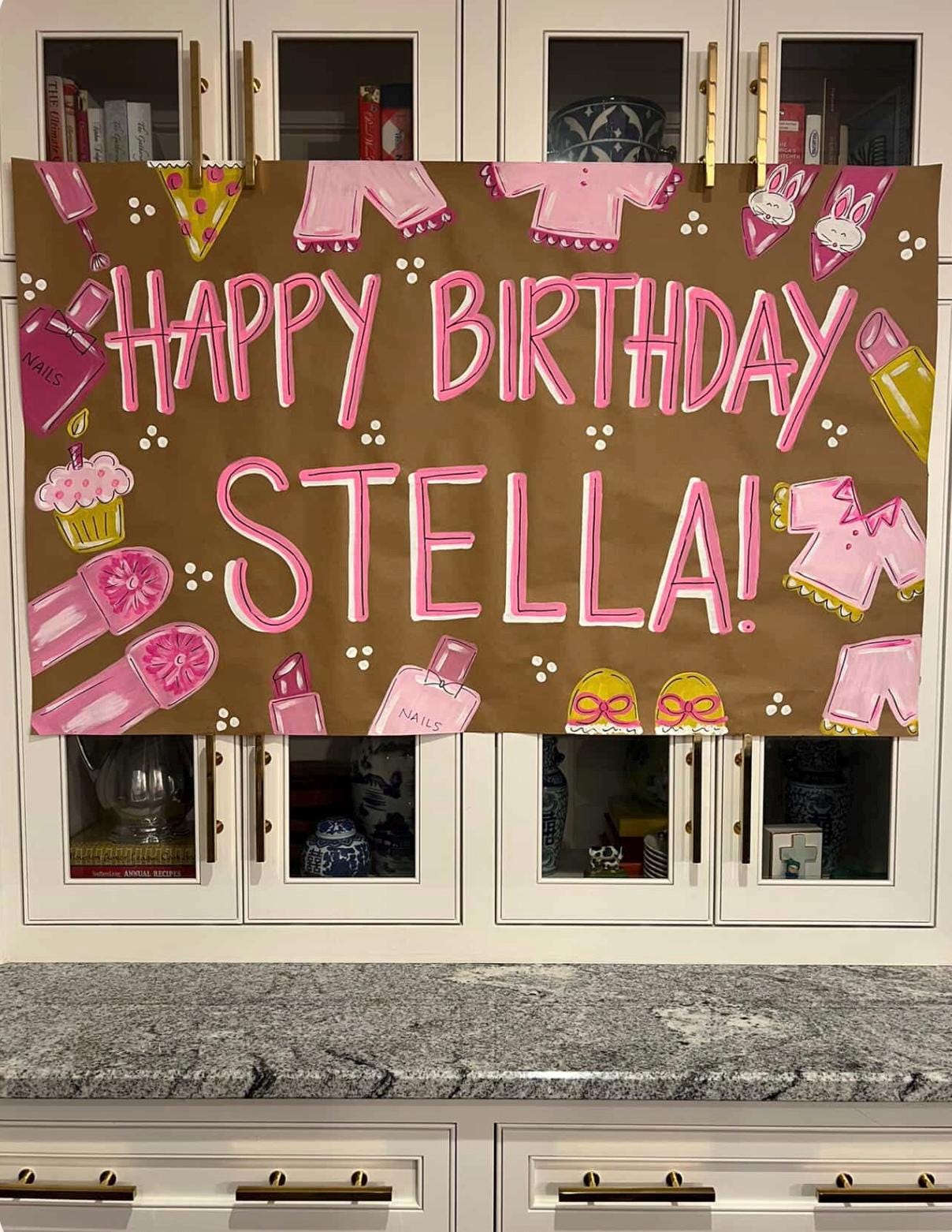 Hand Painted Party Sign/banner - Etsy