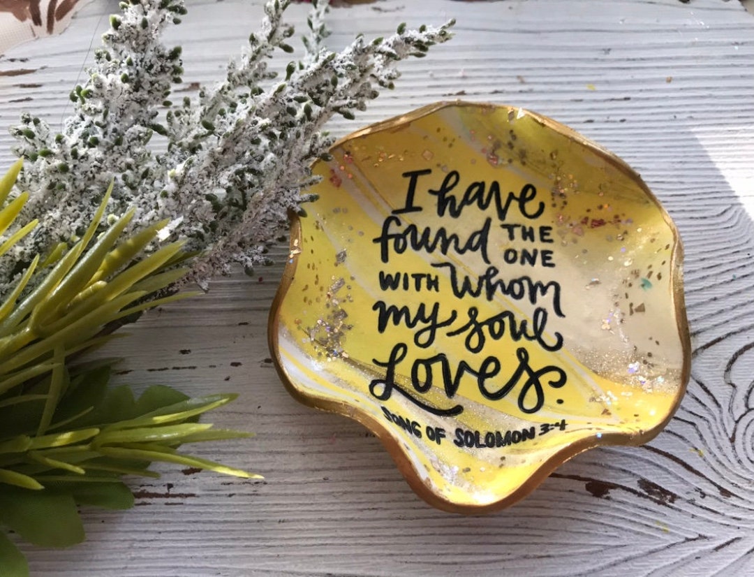 Song of Solomon Ring Dish: Handmade Polymer Clay Trinket Dish - Etsy