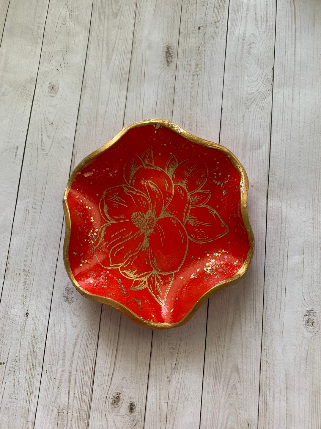 Magnolia Ring Dish, Magnolia Dish, Floral Ring Dish, Magnolia Gifts ...