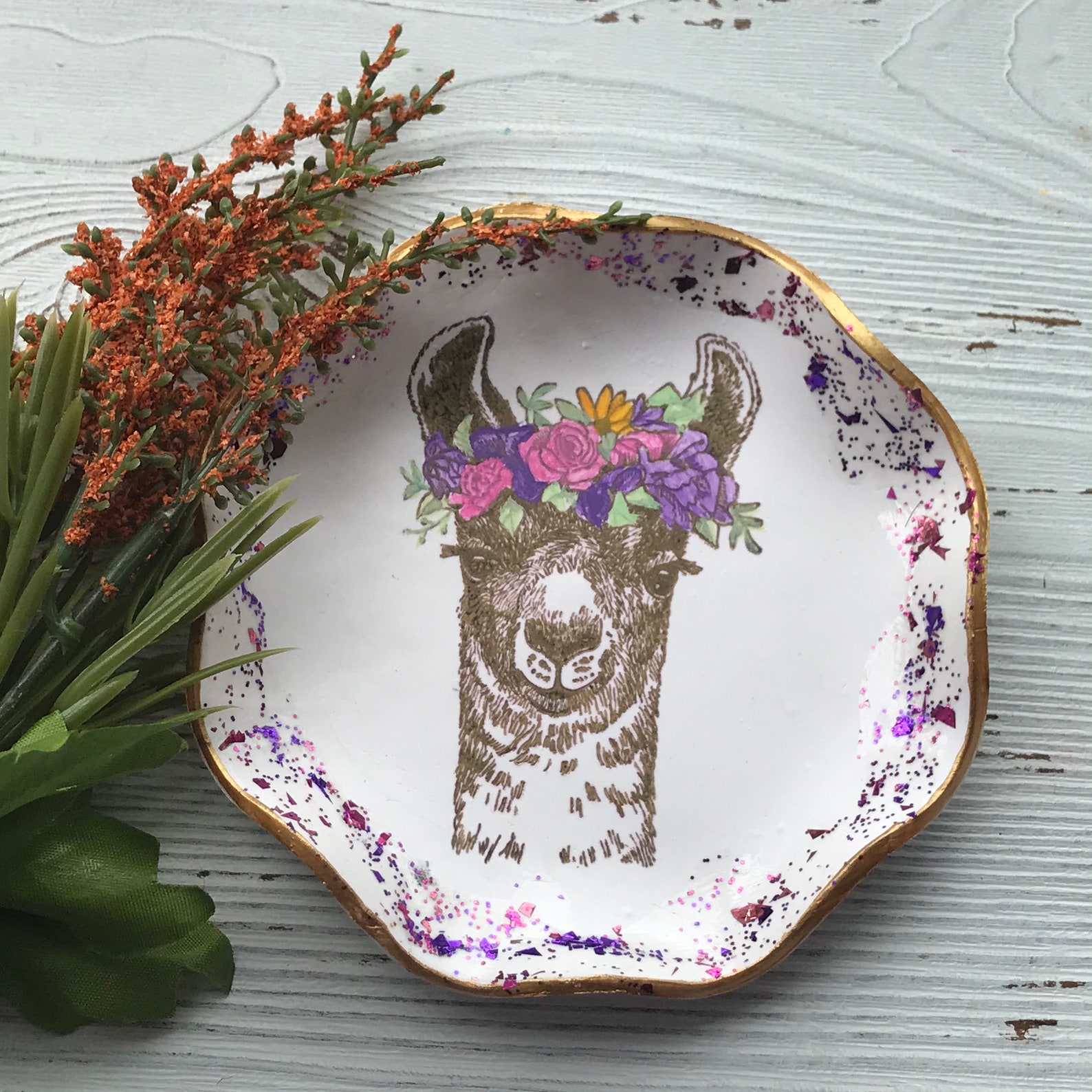 Llama Ring Dish Llama Wedding Gifts Llama Valentines Day | Etsy